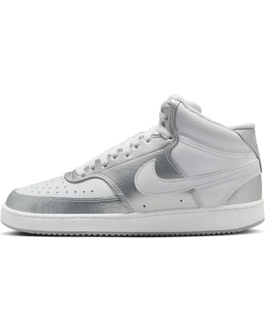 Nike Court Vision Mid Sneaker in Black | Lyst UK