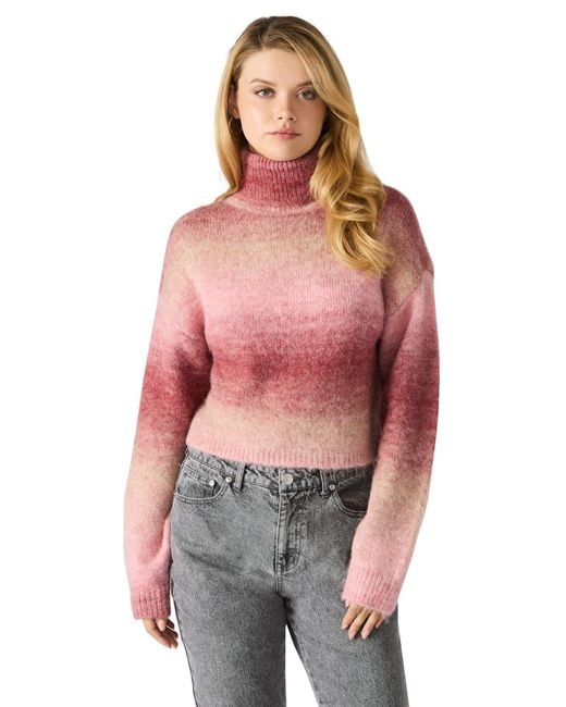 Steve Madden Raegann Ombre Sweater in Red | Lyst UK