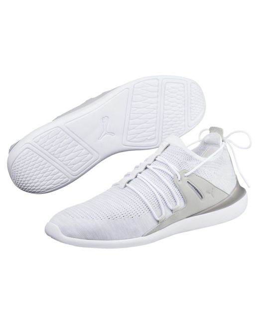 PUMA Sf Evo Cat Sock Lace-up Grey Synthetic S Trainers 306119_02 in ...