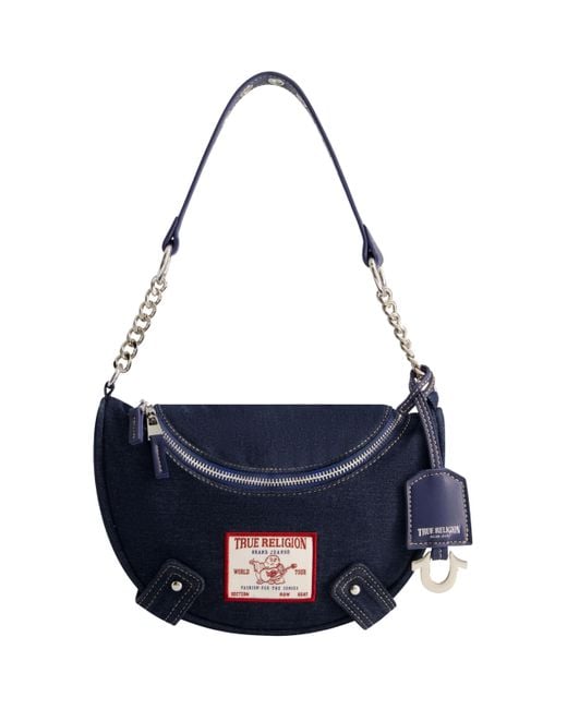 TRUE RELIGION Shoulder Bag Purse in Blue | Lyst