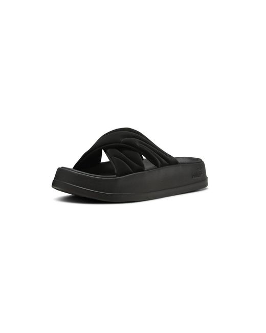 PUMA Leadcat Platform Slide Sandal Black-cool Dark Gray | Lyst