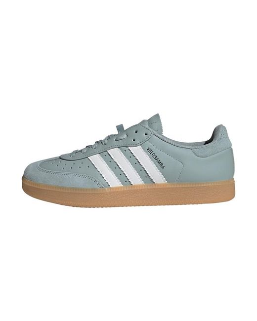 adidas Velosamba Leather Shoes in Blue | Lyst UK