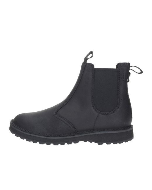 Clarks Solsbury Leather Chelsea Boots in Black for Men | Lyst UK