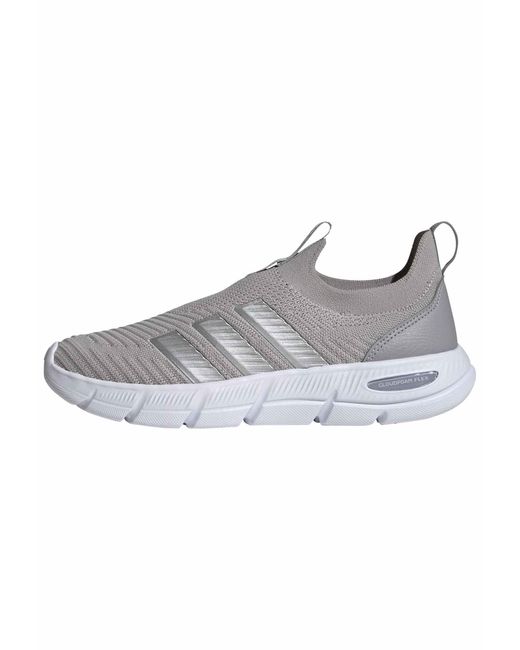 adidas Cloudfoam Flex Sock Shoes in Grey | Lyst UK