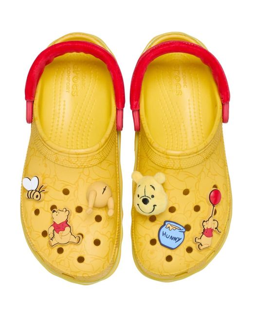 Crocs™ Disney Winnie The Pooh Classic Platform Clog Multi in Orange ...