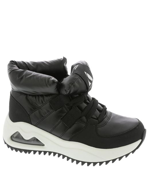 Skechers Uno Peaks-moon Puffz Sneaker in Black | Lyst
