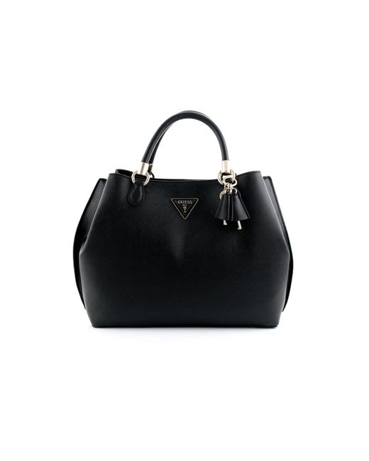 Guess Gizele Girlfriend Carryall Satchel In Black Lyst