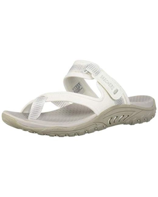 Skechers Reggae Seize The Day toe Thong Sandal Flip flop in White Lyst UK
