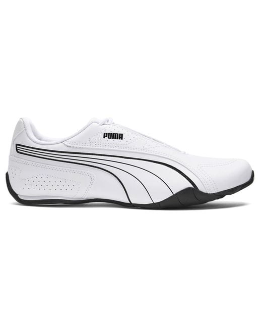 PUMA Mens Redon Bungee Lace Up Sneakers Shoes Casual - White, White, 11 ...
