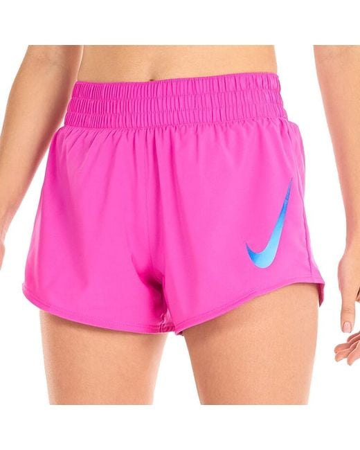 Nike Running Shorts Pink Swoosh Veneer Vers | Lyst UK