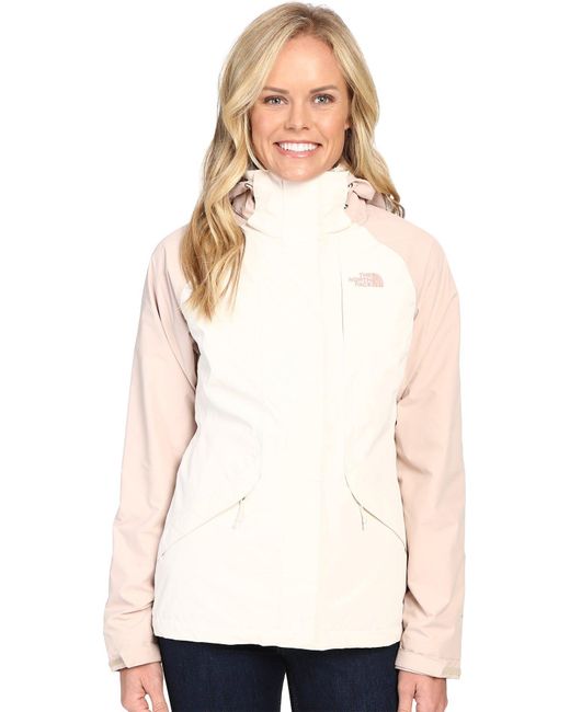 The North Face Boundary Triclimate Jacket Vintage White Doeskin Brown in Natur Lyst DE