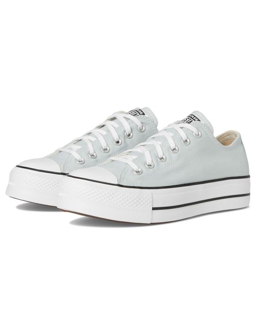 Converse Chuck Taylor All Star Lift Ox Sneaker in White | Lyst UK
