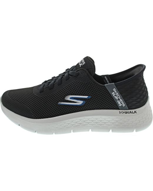 Skechers Go Walk Flex-hands Up in Black for Men | Lyst UK