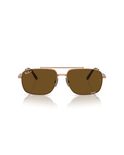 Ray-Ban Rb8096 Michael Titanium Chromance Sunglasses in Black | Lyst