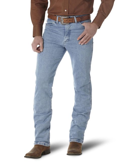 Wrangler 0936 Cowboy Cut Slim Fit Jean in Blue for Men | Lyst UK