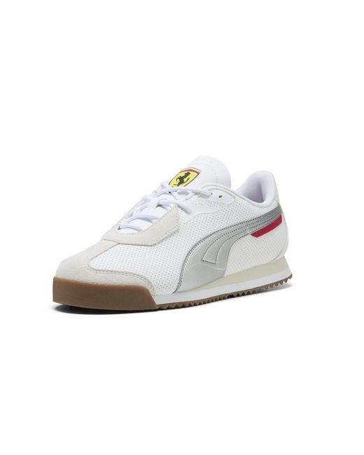 PUMA Scuderia Ferrari Roma Shoes Sneaker in White for Men | Lyst