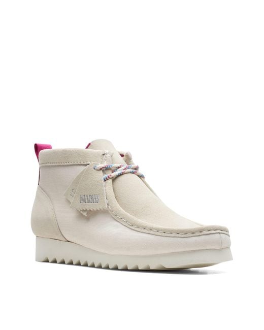 Clarks Wallabee Ftre Off White Combi for Men | Lyst UK