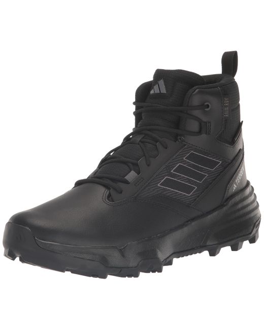 adidas Adult Terrex Unity Leather Mid Rain.rdy in Black | Lyst