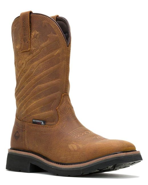 Wolverine Rancher Flag Lx Steel Toe Wellington Construction Boot in ...