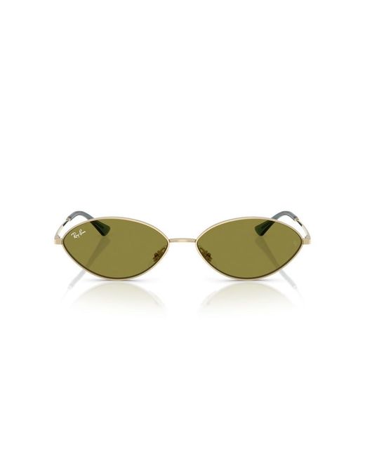 Ray-Ban Rb3757 9211/2 56 Oval Metal Frames Sunglasses in Green | Lyst UK