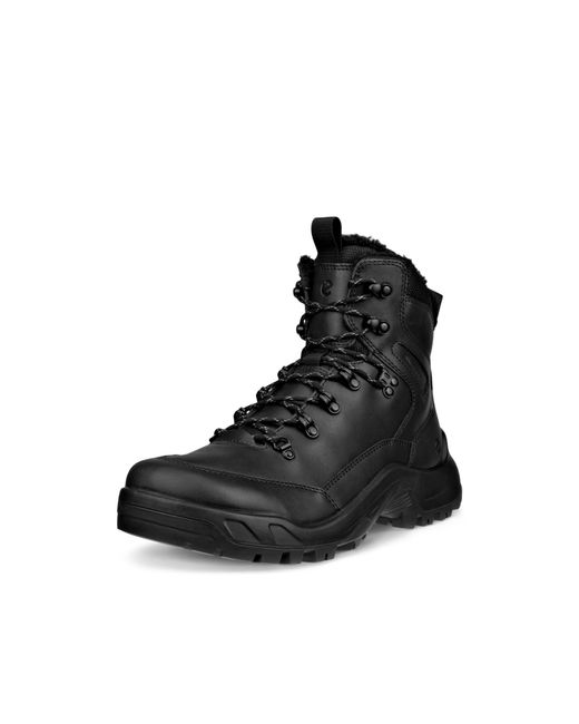 Ecco Offroad Waterproof Warm Hiking Boot in Black for Men | Lyst