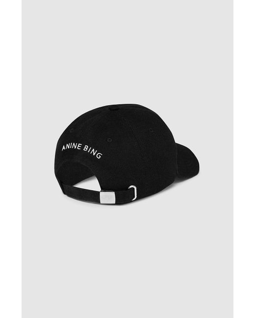 Anine Bing Jeremy Baseball Cap Ab in Black | Lyst UK