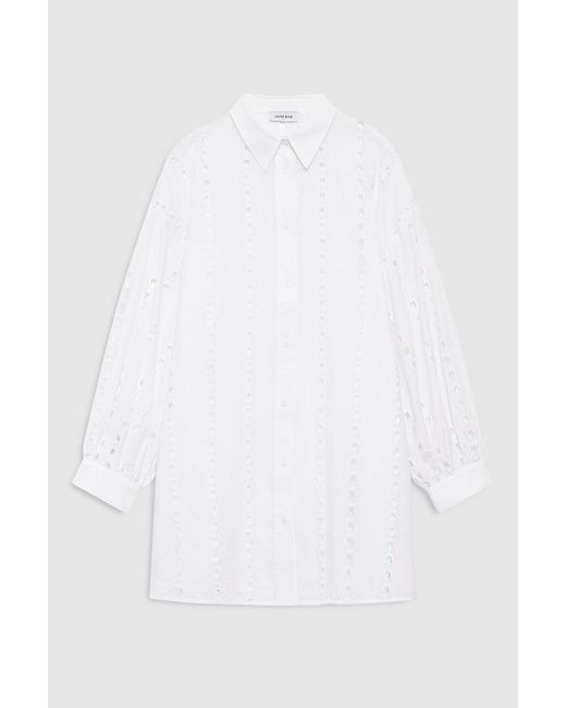 Anine Bing Marianne Dress in White | Lyst UK