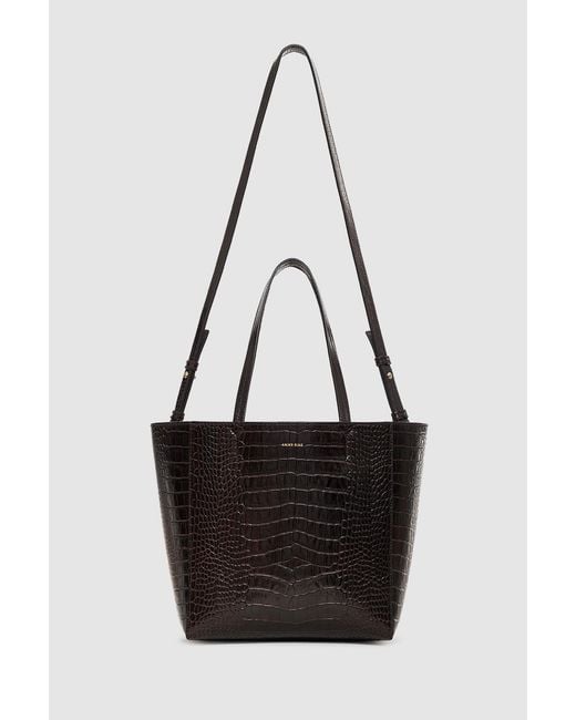 Anine Bing Small Elly Tote in Black | Lyst UK
