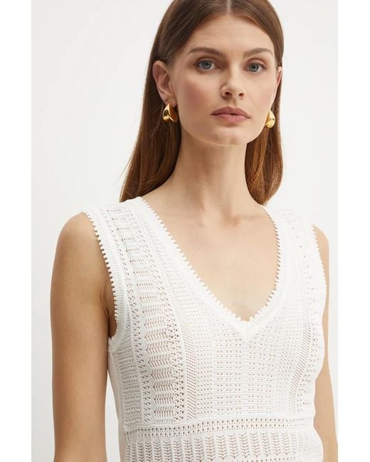 Camicetta Mushu di Morgan in Bianco | Lyst