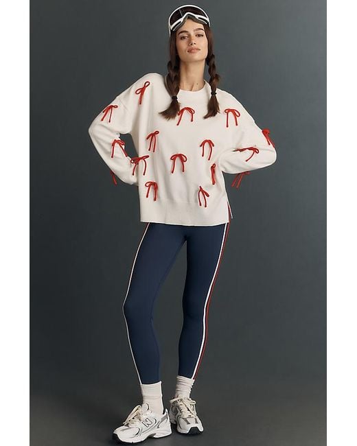 Beach Riot Callie Festive Crew-Neck Jumper in Grey | Lyst UK