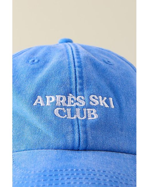 By Anthropologie Après Ski Club Baseball Cap in Blue | Lyst UK