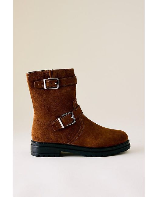 By Anthropologie Stompy Buckle Boots in Brown | Lyst UK