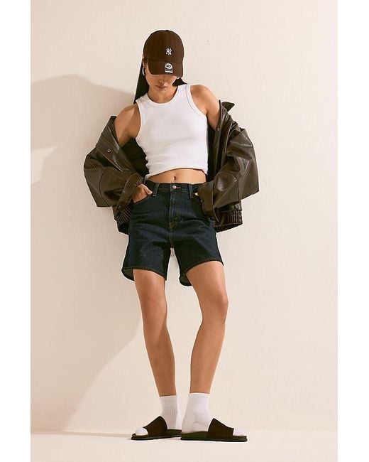 Levi's Remember Together High-Rise Baggy Denim Shorts in Black | Lyst UK