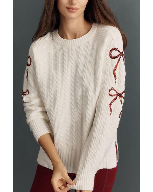 Beach Riot X Anthropologie Bow Sleeve Sweatshirt in Black | Lyst UK