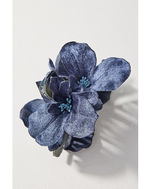 By Anthropologie Flower Bloom Hair Claw Clip in Blue | Lyst UK