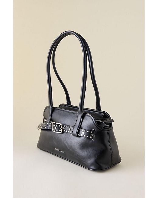 Charles & Keith Victoria Belted Shoulder Bag in Black | Lyst UK