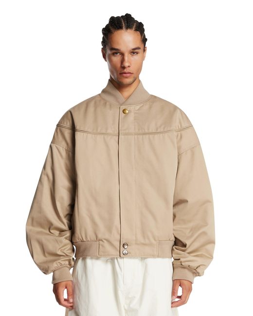Willy Chavarria Gas Station Jacket in Natural for Men | Lyst UK