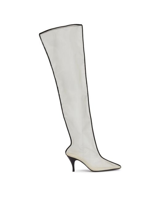Herbert Levine Drawing A Blank 85 Boots in White | Lyst UK