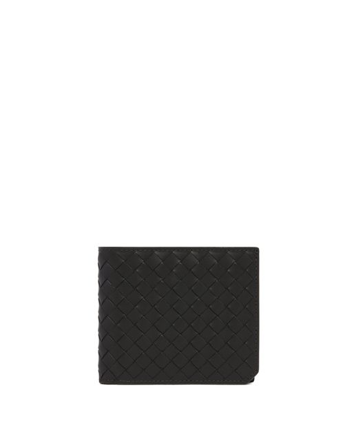 Bottega Veneta Small Intrecciato Wallet in Black for Men | Lyst UK