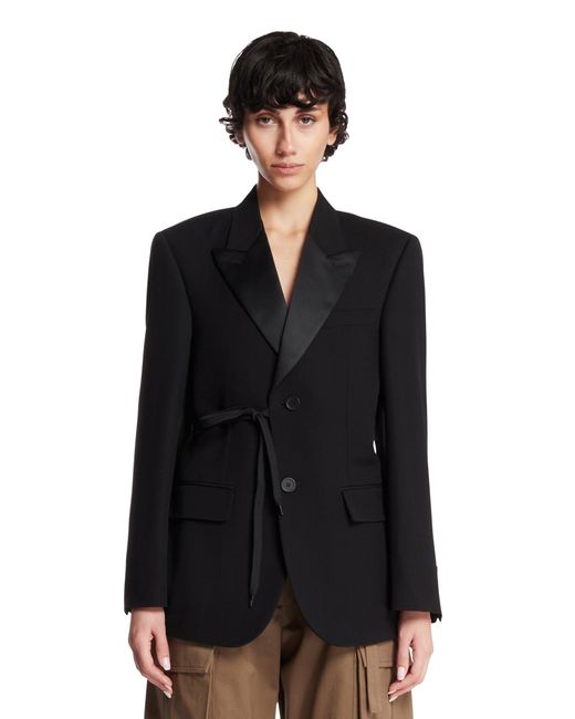 Balenciaga String Blazer in Black | Lyst UK