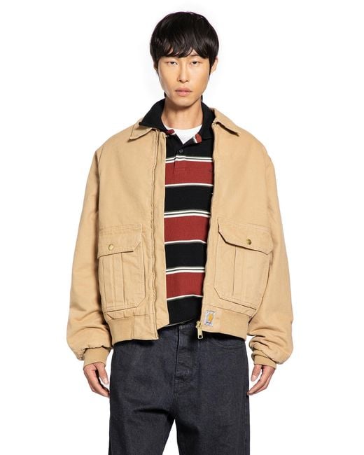 Carhartt Stanton Jacket in Natural for Men | Lyst UK
