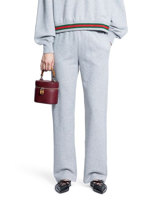 Gucci Trousers in Gray | Lyst