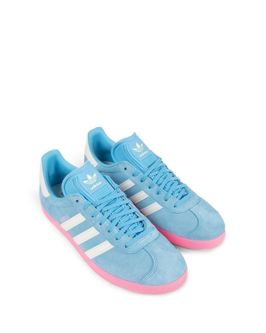 adidas Gazelle Inter Miami Cf Suede Sneakers in Blue for Men | Lyst UK