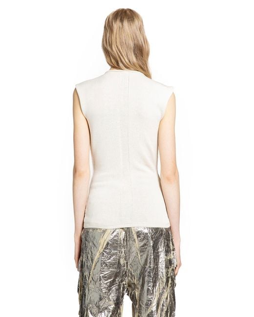 Rick Owens Concordians Tanja Top in White | Lyst UK