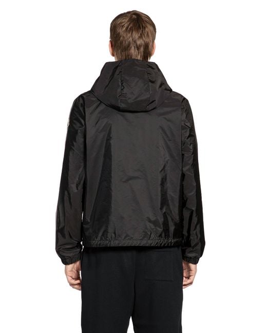 Moncler Grandans Windbreaker Jacket in Black for Men | Lyst UK