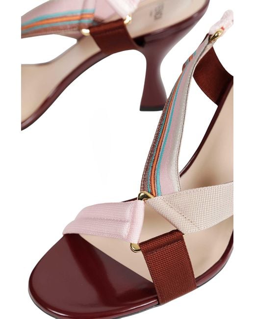 Fendi Colibri Sandals in Pink | Lyst UK