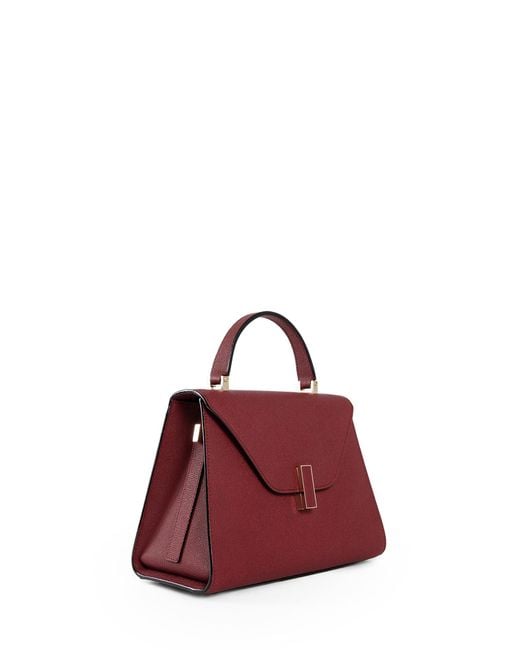 Valextra Top Handle Bags in Red | Lyst UK