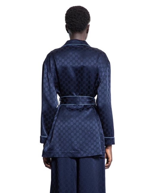 Gucci Shirts in Blue | Lyst
