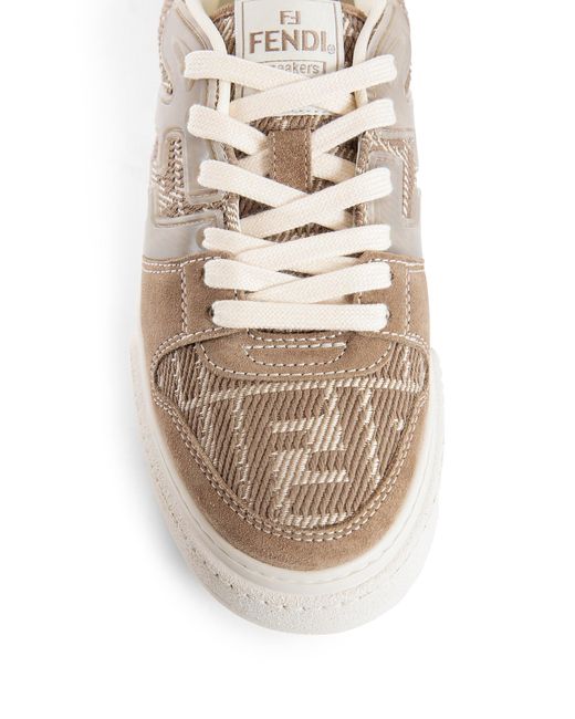 Fendi Sneakers in Natural | Lyst