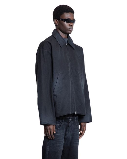 Balenciaga Jackets in Blue for Men | Lyst